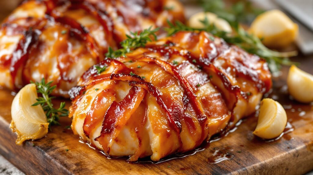 Cheesy Bacon-Wrapped Stuffed Chicken Breasts: How to Make Them Easily ...